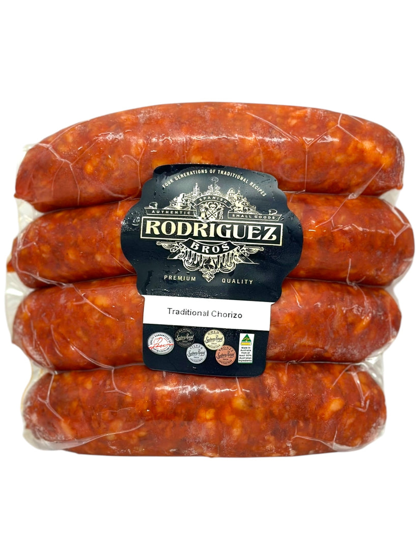 Artisan Traditional Chorizo 4 piece pack random weight approx 400g pac ...
