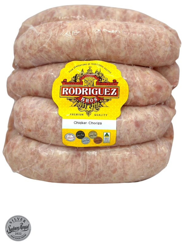 Smoked Chicken Chorizo Random weight approx 900g packet 8 pieces regul ...