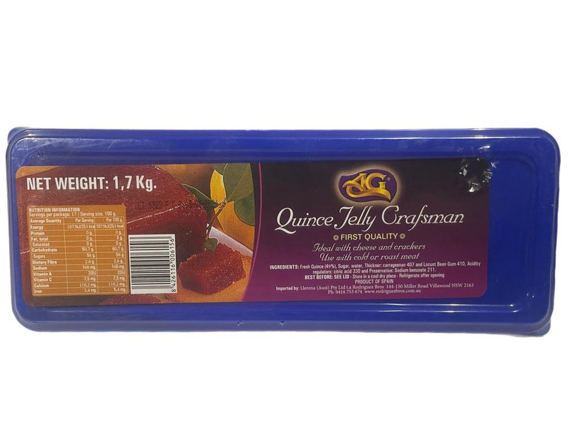 AG Quince Jelly Spanish Dulce de Membrillo 1.7kg – Rodriguez Bros